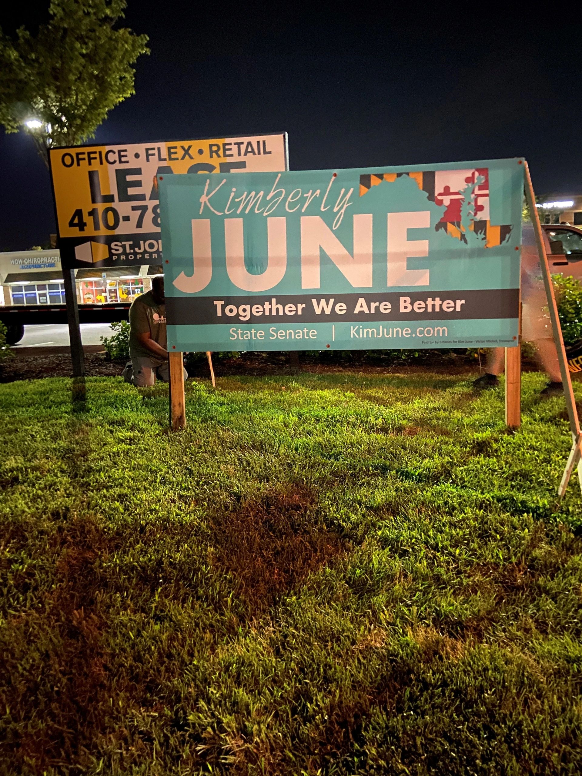 Campaign Signs Go Up!