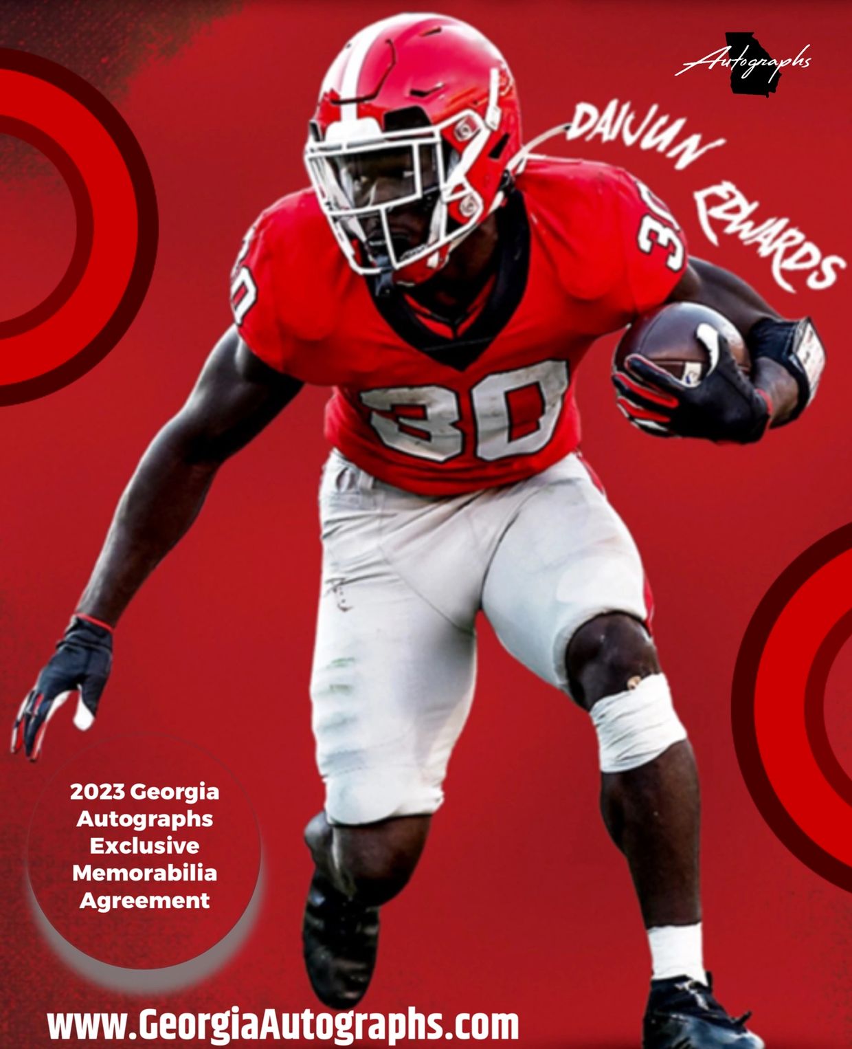 Georgia Bulldogs Autographs - Georgia Autographs