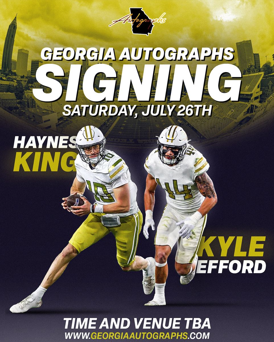 Kyle Efford July 26th Autograph Ticket