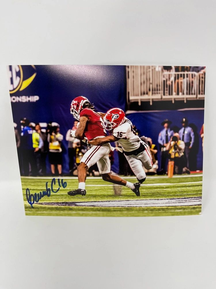 Lewis Cine Autographed Action 8x10 Photo