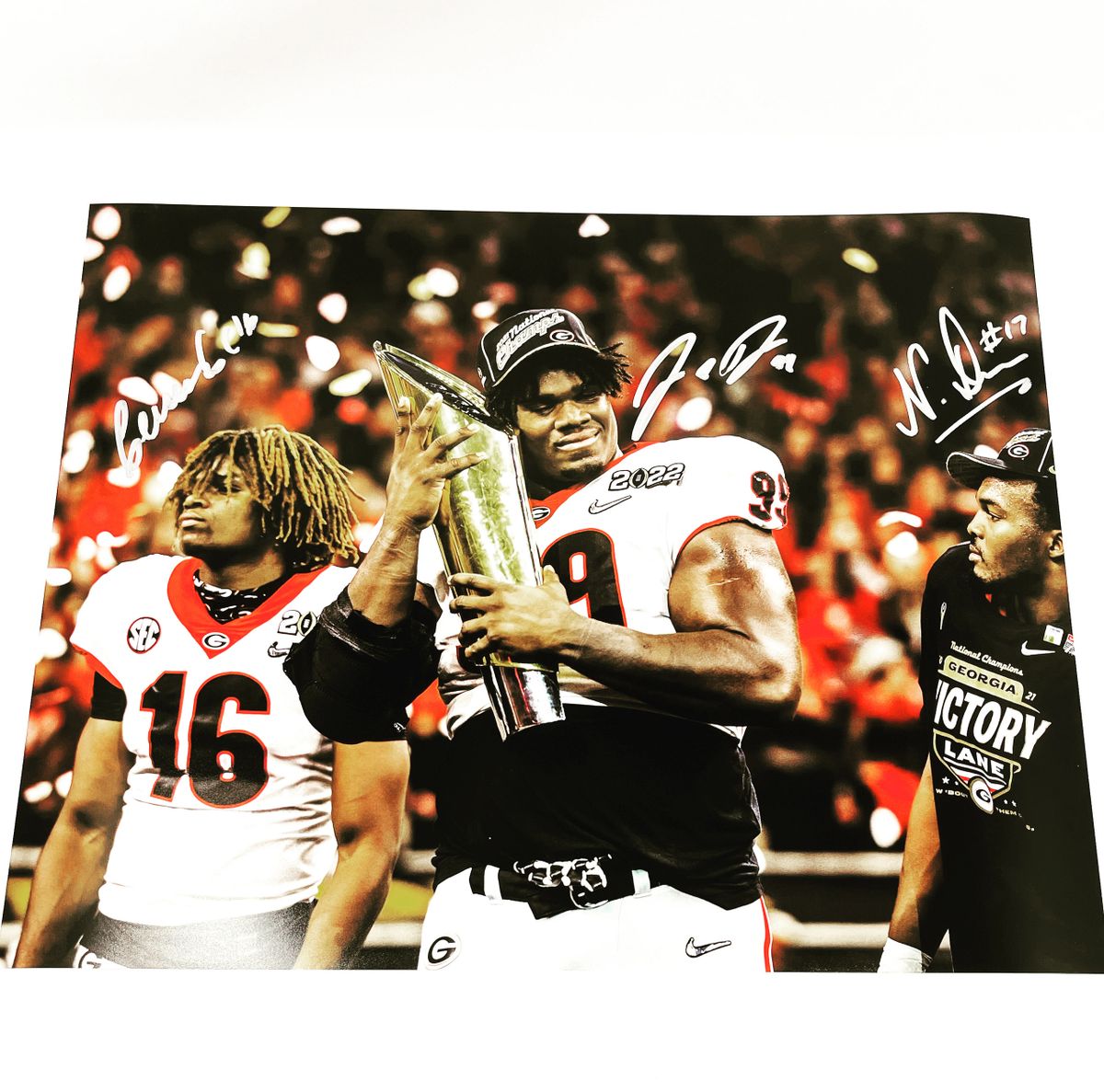 UGA National Championship Autographed Team Items