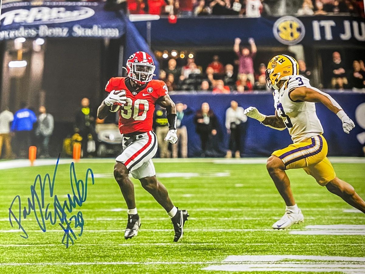 Daijun Edwards Autographed (LSU 1) 16x20 Photo