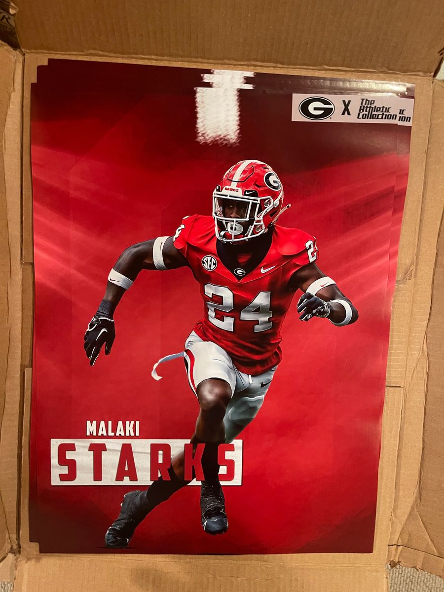 Malaki Starks UGA NIL Player Poster (unsigned)