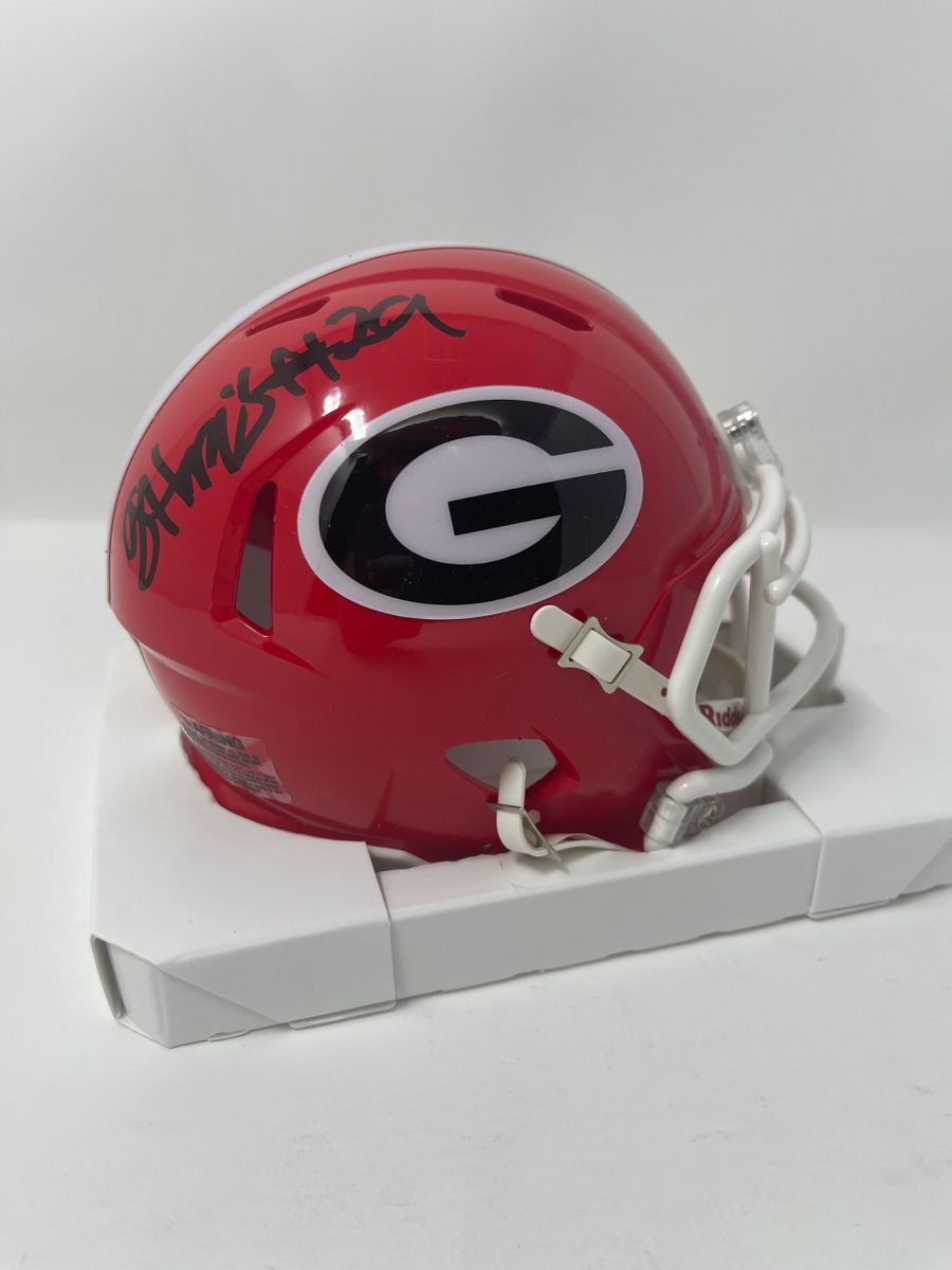 Gabriel Harris Autographed Georgia Bulldogs Speed Mini Helmet