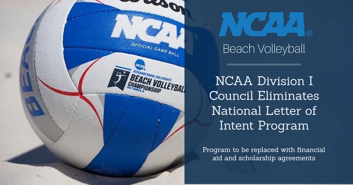 NCAA Eliminates NLI Program in Beach Volleyball