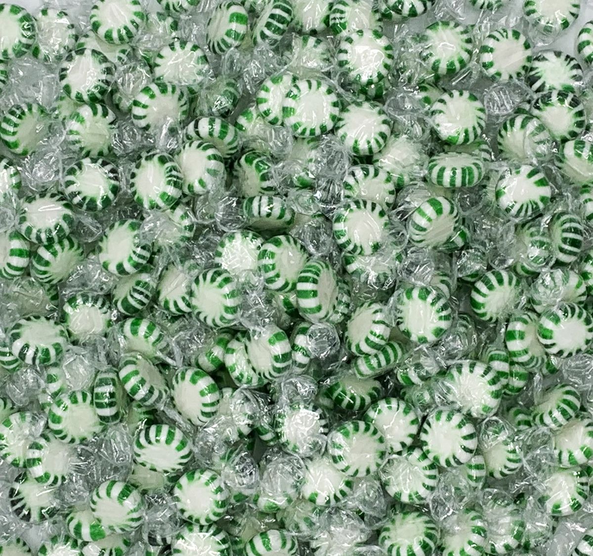 Individually Wrapped Spearmint Mints 3LB Box