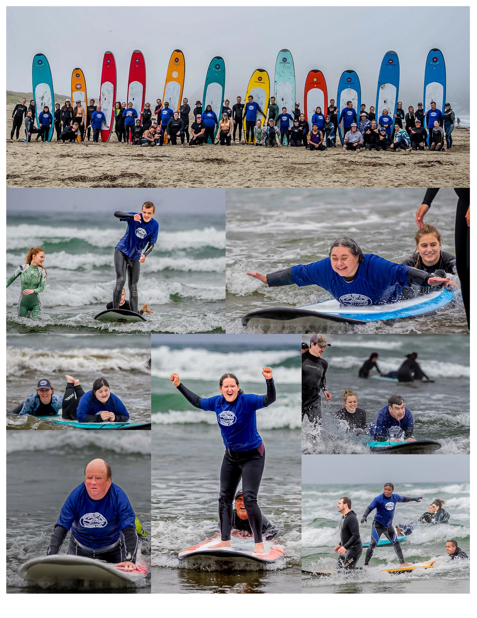 The Bulldogs went to Project Surf Camp...