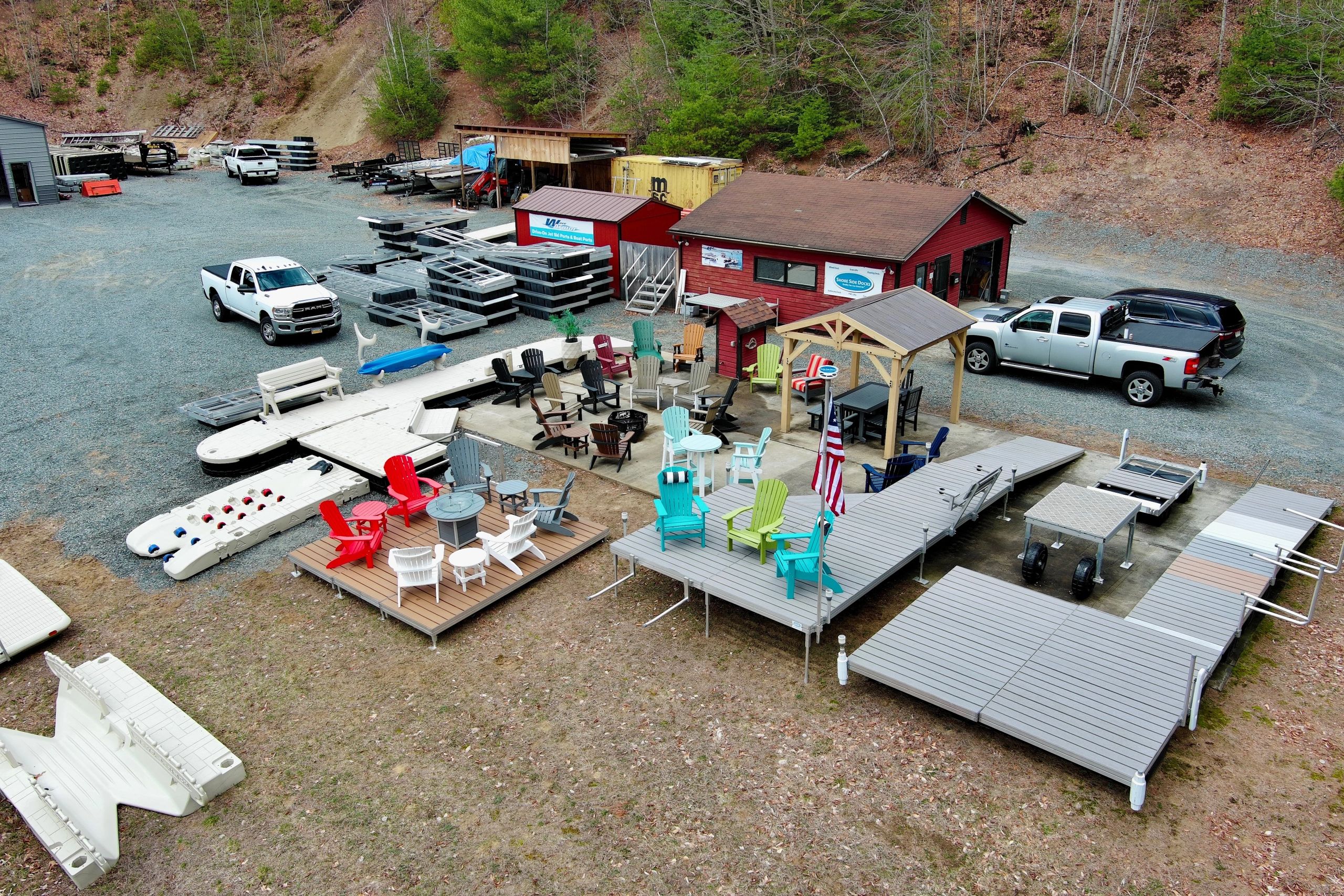 Shore Side Aluminum Docks