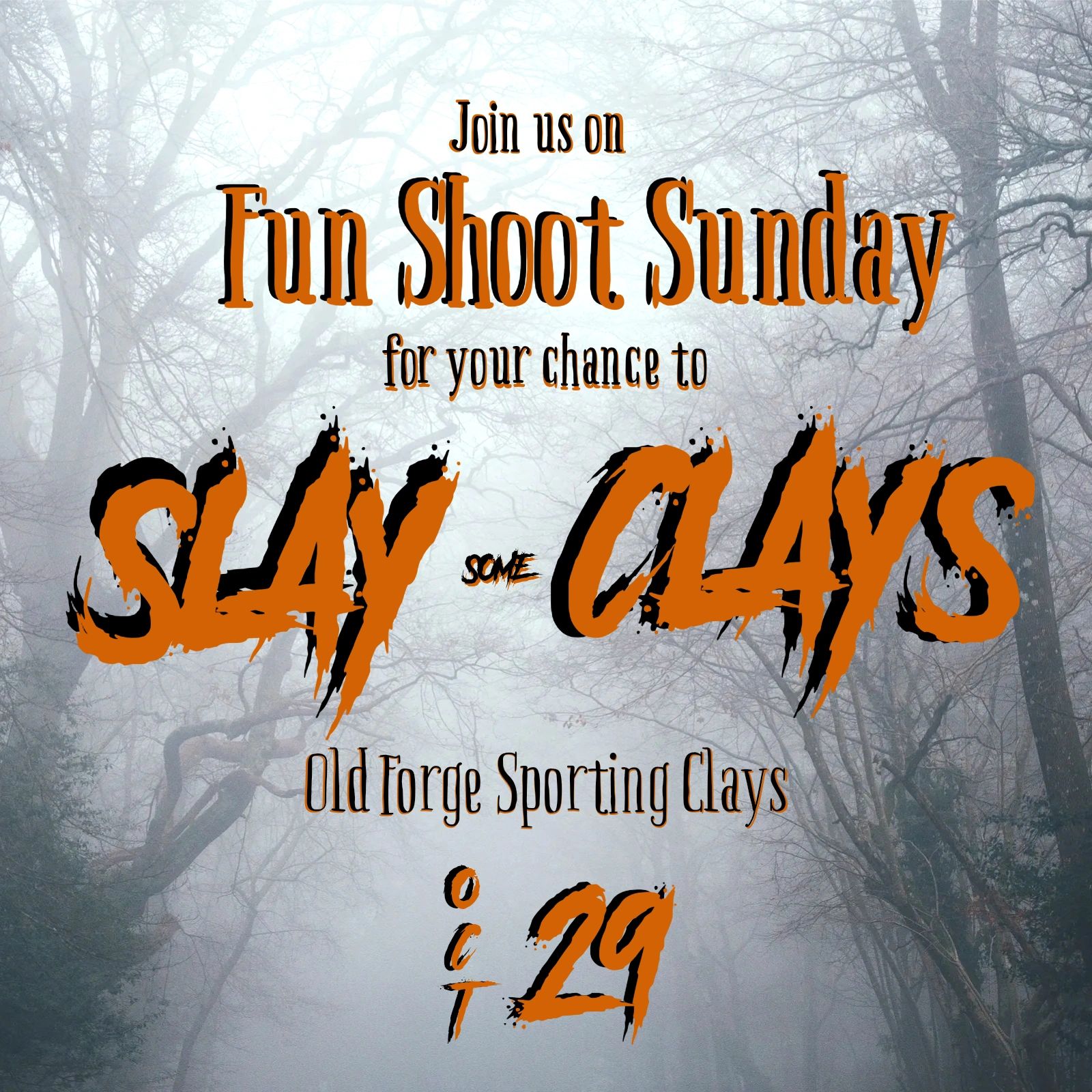 October 29- FUN SHOOT