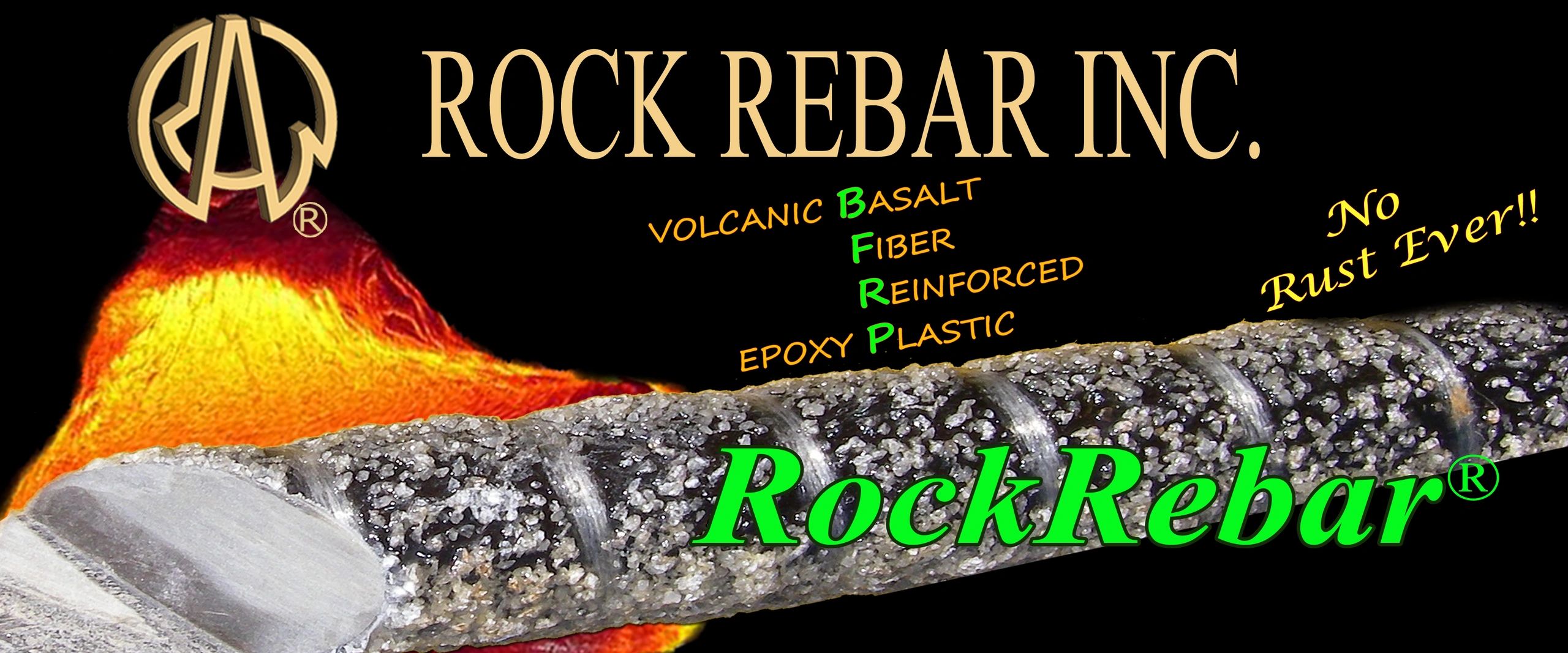 rockrebarinc.com - Basalt Rebar, Fiberglass Rebar, RockRebar