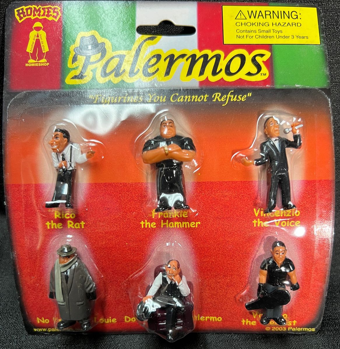 Vintage "Homies" figurines PALERMOS: Set 4 of 4