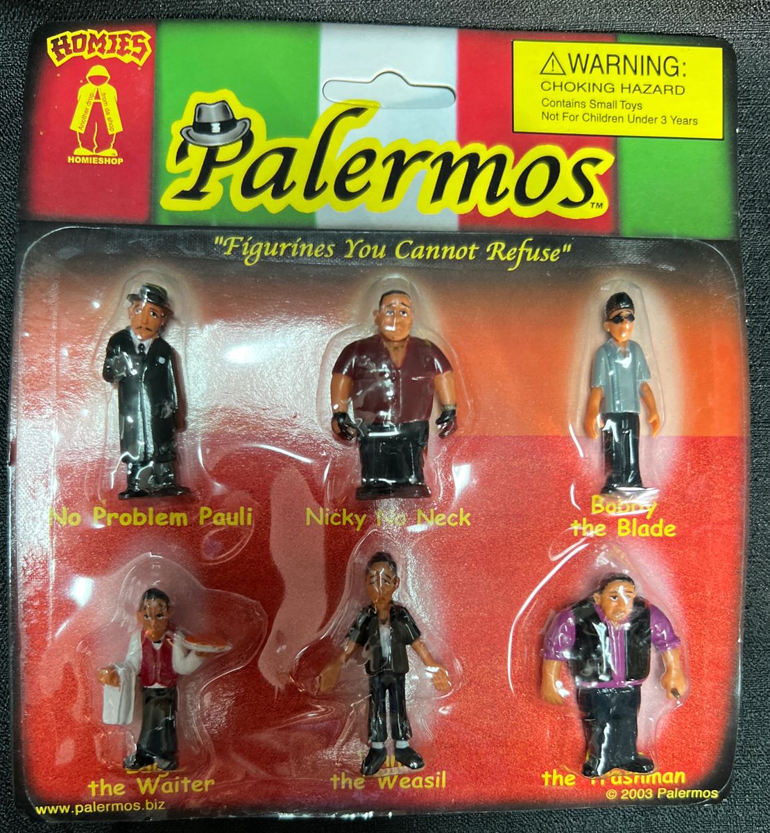 Vintage "Homies" figurines PALERMOS: Set 1 of 4