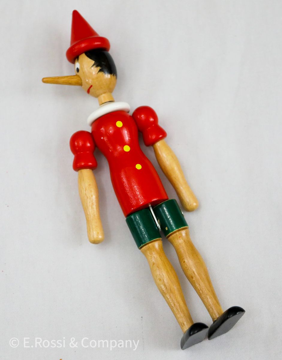 Pinocchio - 14 inch solid wood - Made In Italy (GFT-PINO-014)