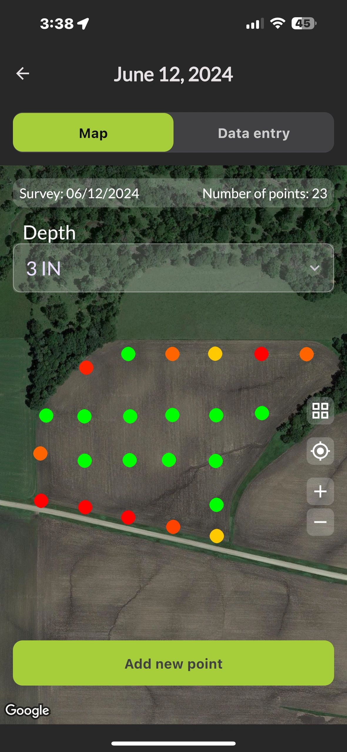 Reading Soil Compaction Maps
