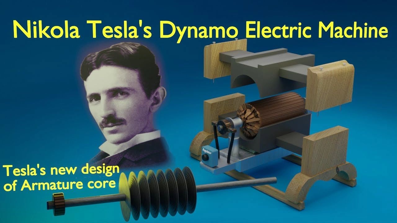 Nikola Tesla Patents a DC Homopolar Generator for Green Hydrogen
