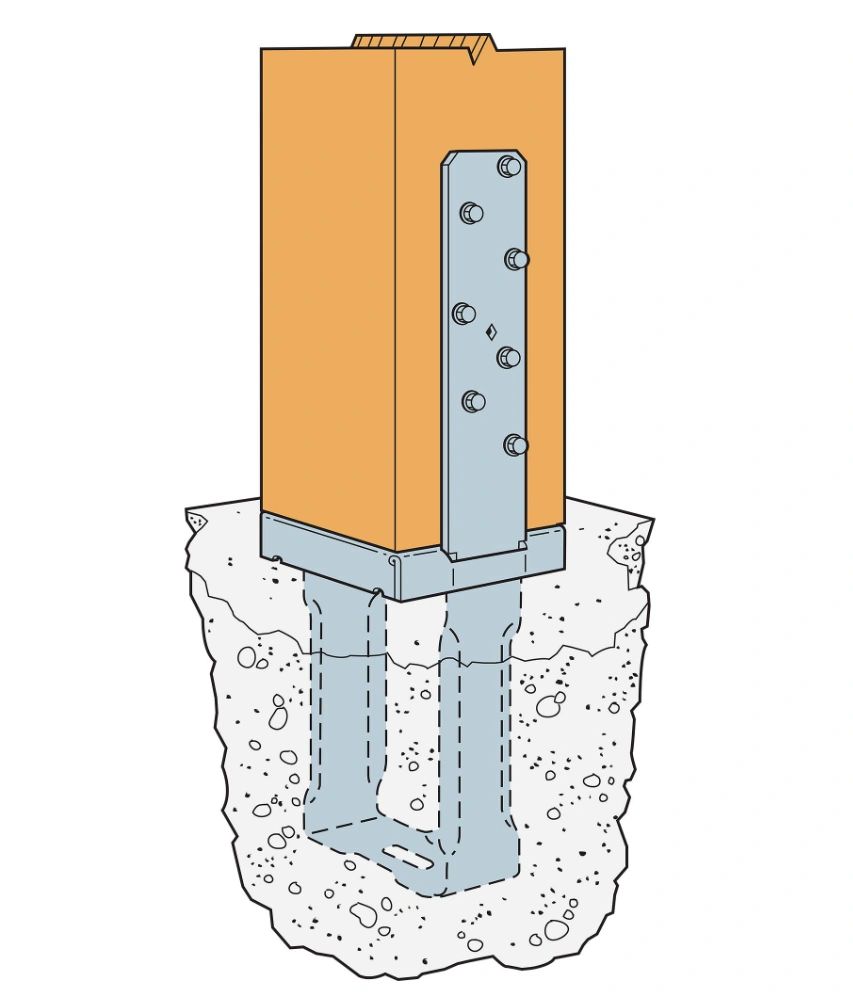 Choosing a Post Base for a Timber Frame Structure