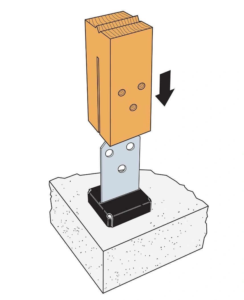 Choosing a Post Base for a Timber Frame Structure