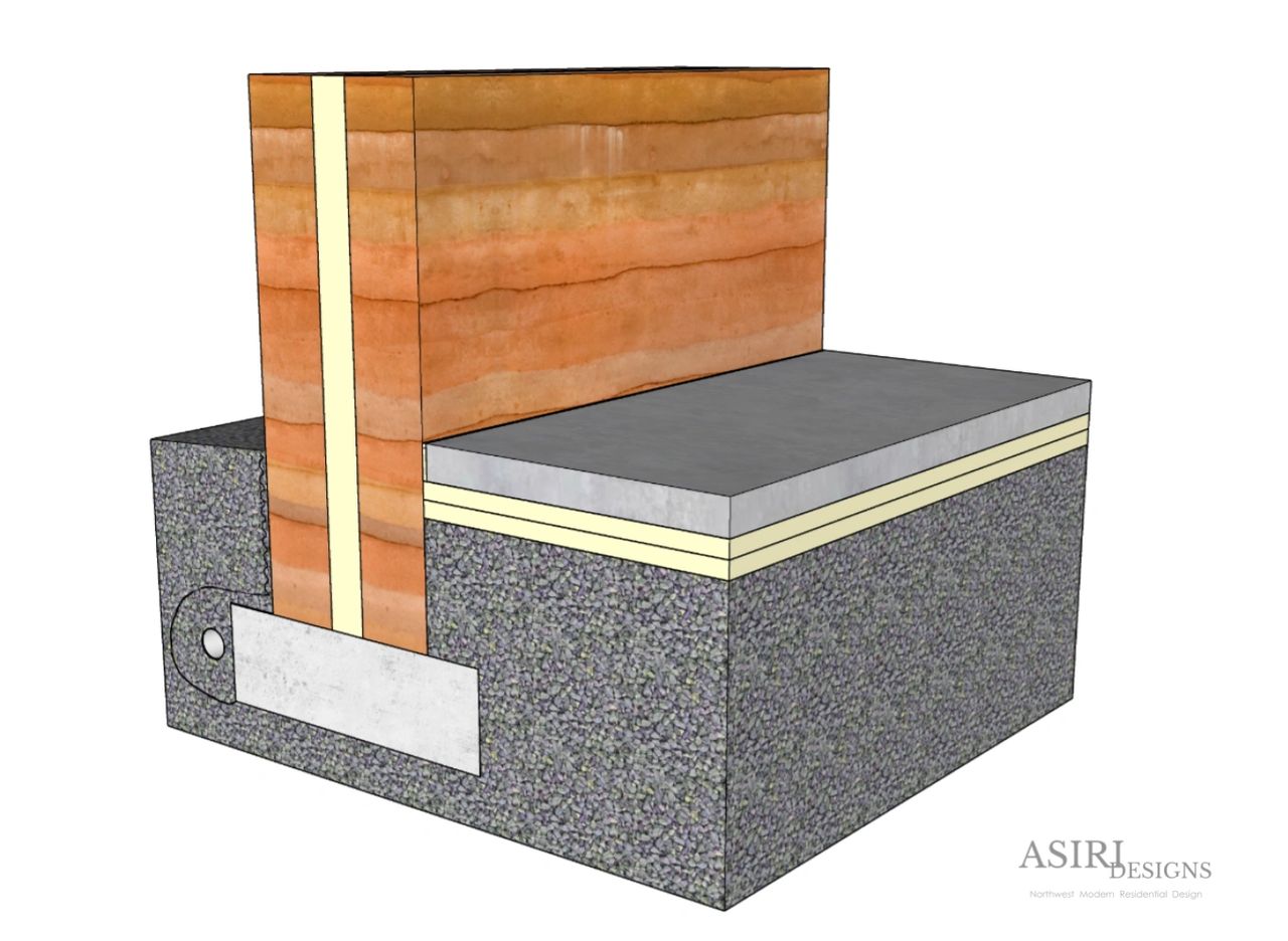 how to draw rammed earth
