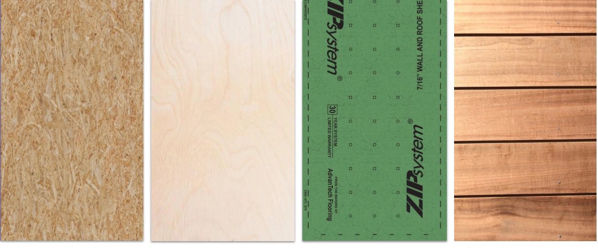 OSB vs Plywood vs ZIP System vs Solid Wood - Which Is Best?