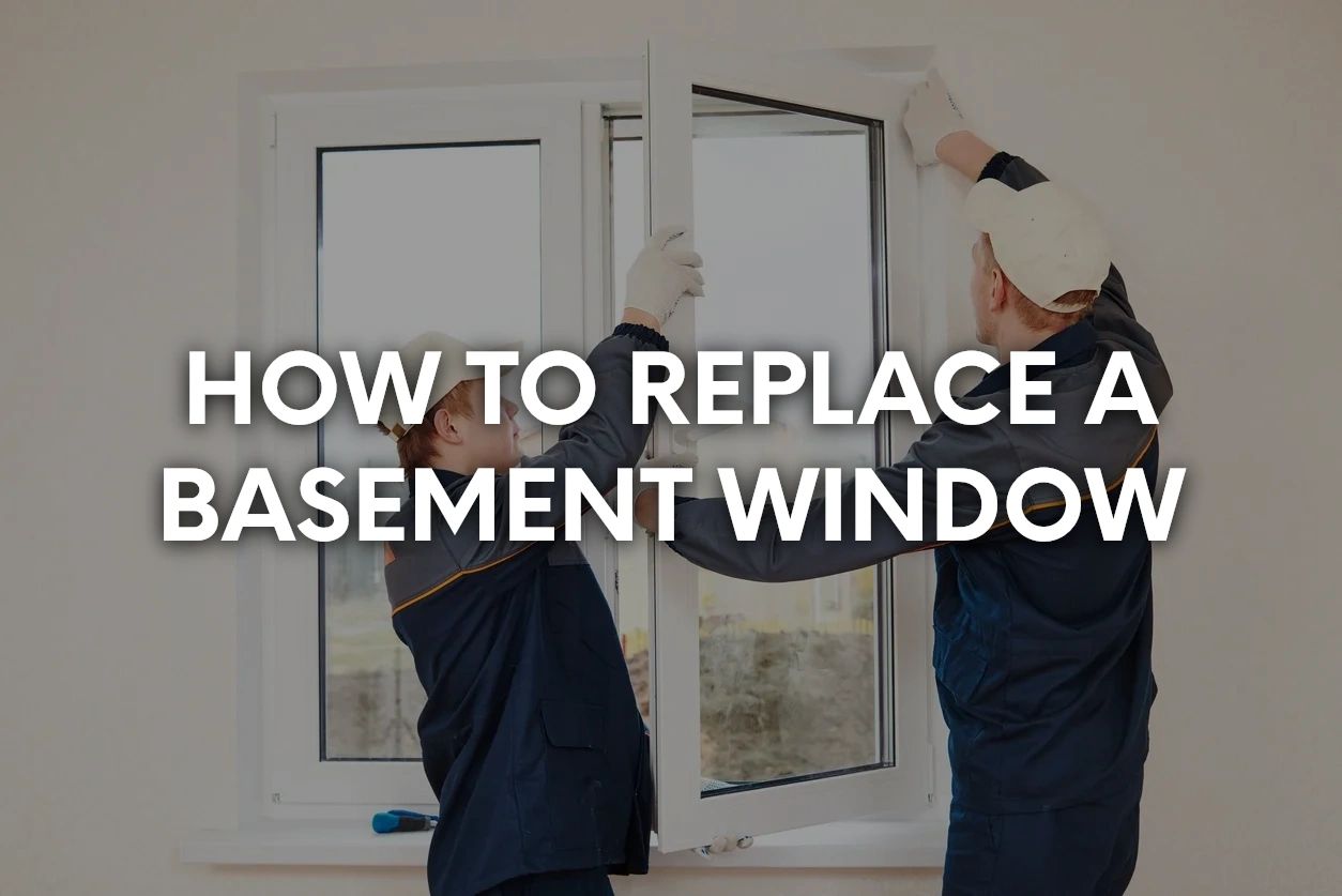 How To Replace a Basement Window (Control Water and Air Leakage)