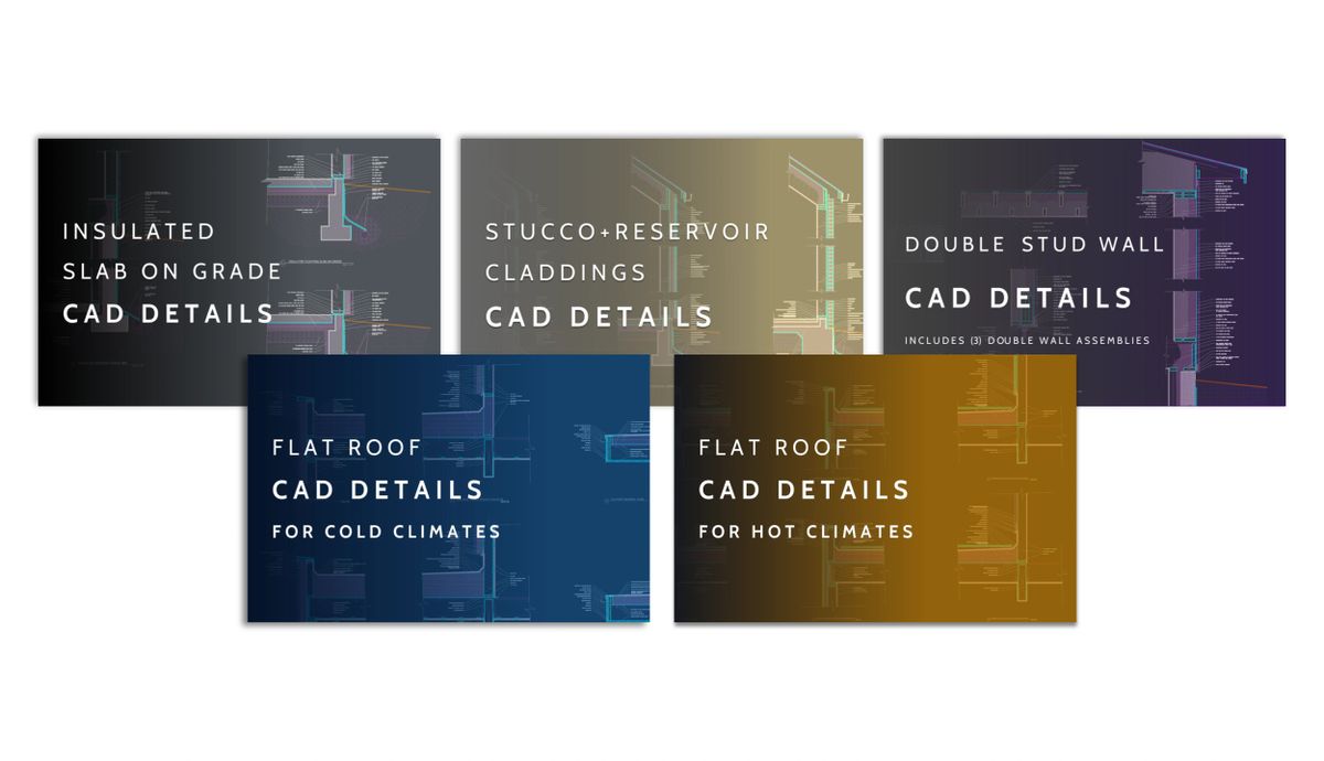 High Performance CAD Details Bundle