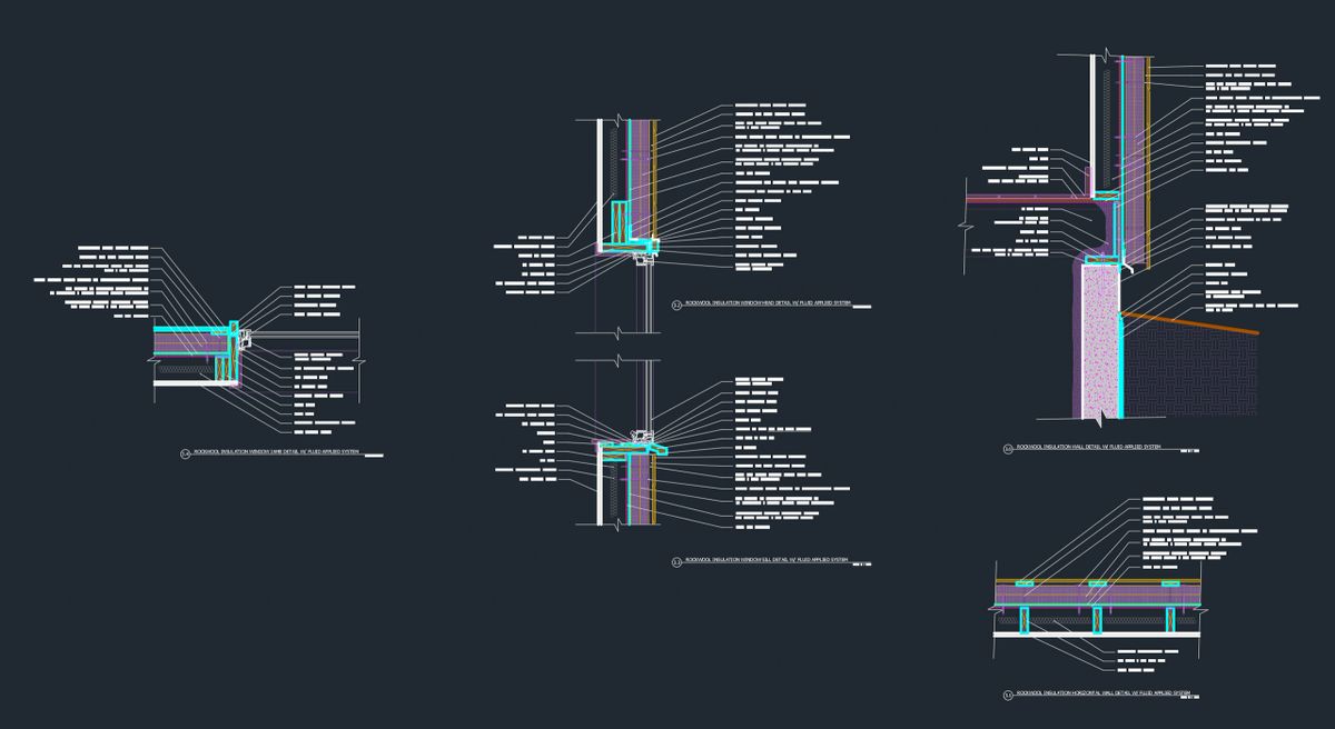 Energy Efficient High Performance Wall Assemblies CAD Details