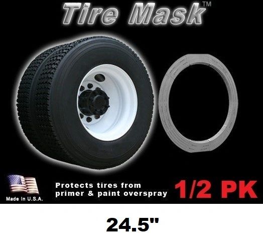 24.5" Tire Mask 1/2 pack- Contains (4) Tire Masks. Reusable