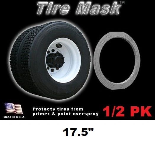 17.5" Tire Mask - Contains (4) Tire Masks. Reusable