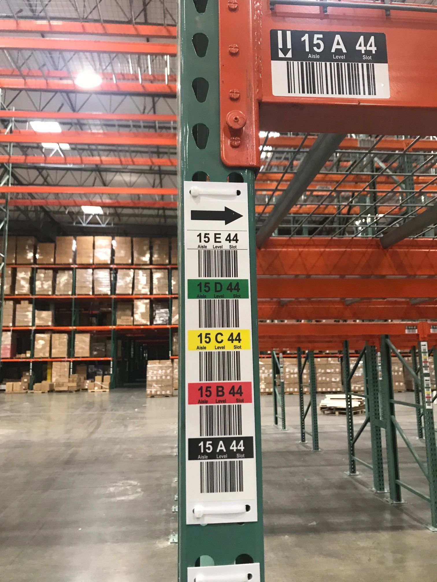Warehouse Rack Labels- Totem