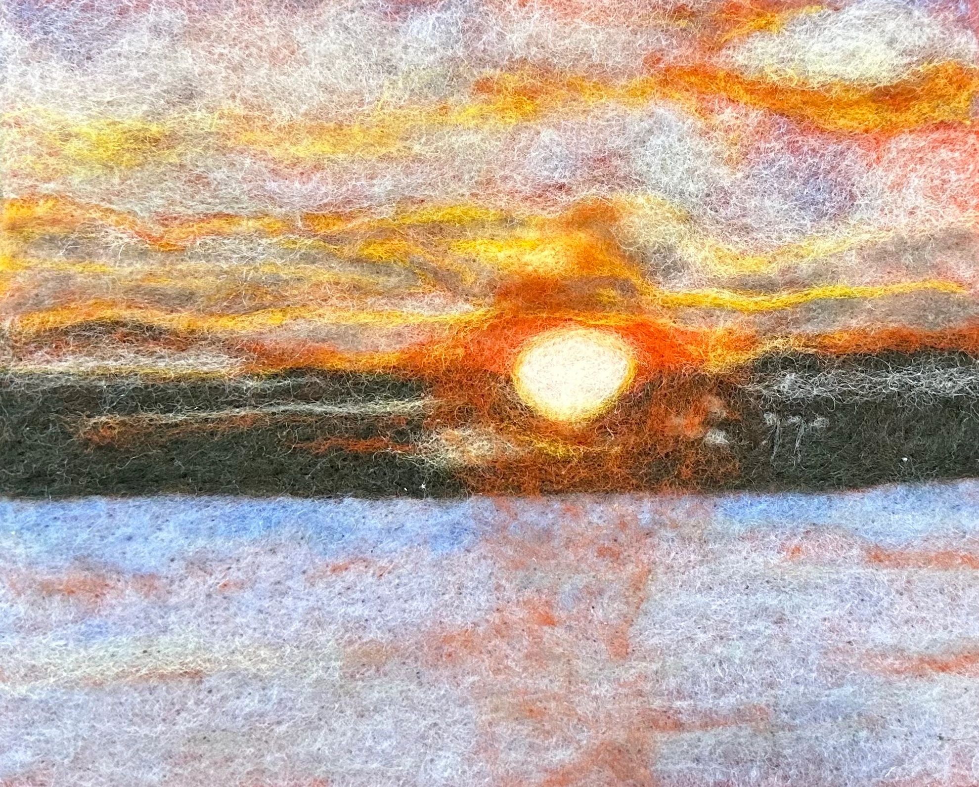 Needle Felted Wool Paintings for Sale
