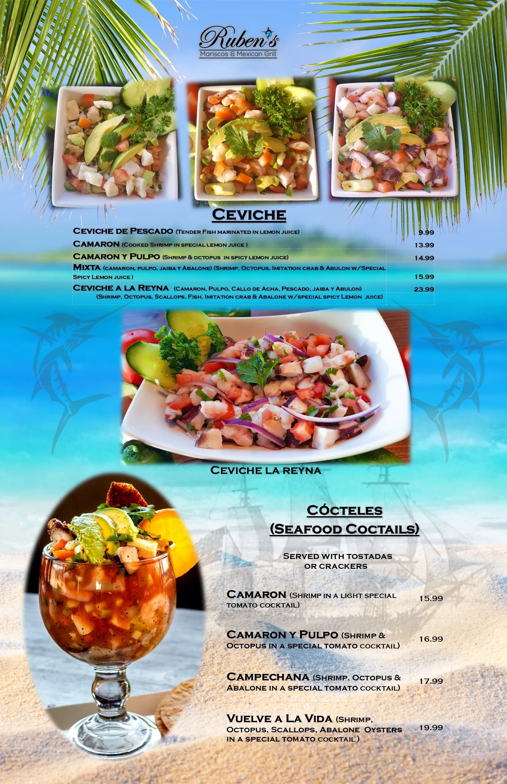 Ruben's Mariscos and Mexican Grill