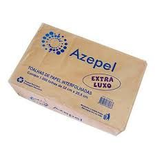 TOALHAS DE PAPEL INTERFOLHADAS EXTRA LUXO AZEPEL 1000 FOLHAS DE 20CM X ...