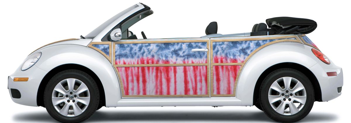 VW Beetle Accent wrap kit Tie-dye