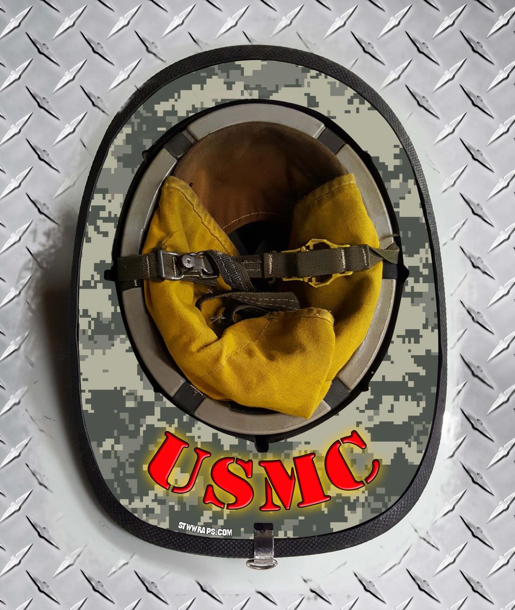DIGITAL CAMOUFLAGE USMC Fire Helmet Wrap