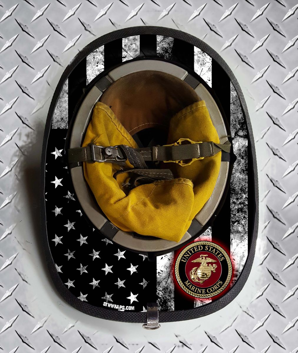 TACTICAL UNITED STATES MARINE CORPS PATCH Fire Helmet Wrap