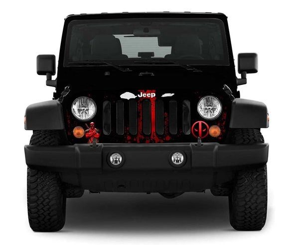 Marvel Comics Deadpool Jeep Grill Skin