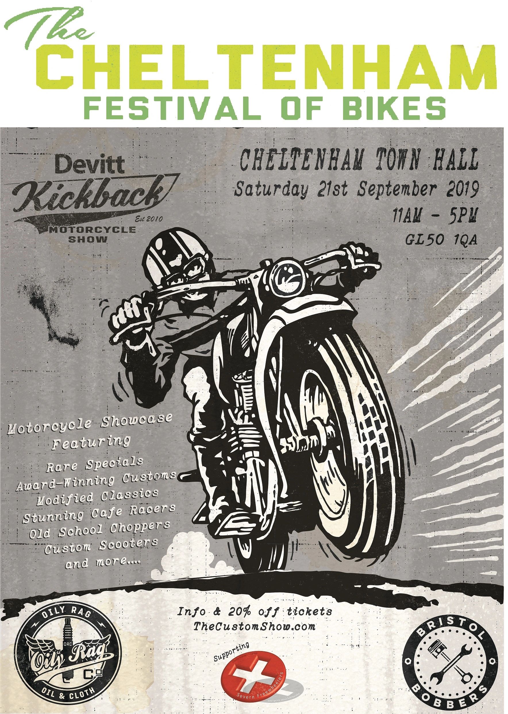 We're on show at The Cheltenham Festival of bikes this weekend!