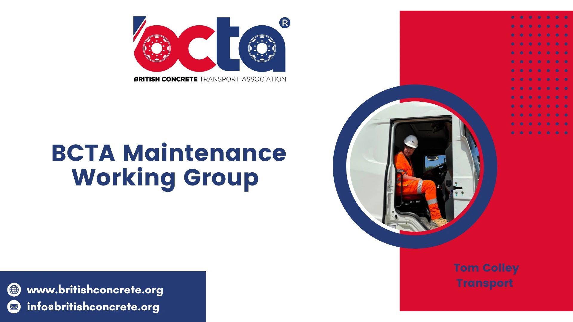 Maintenance Working Group