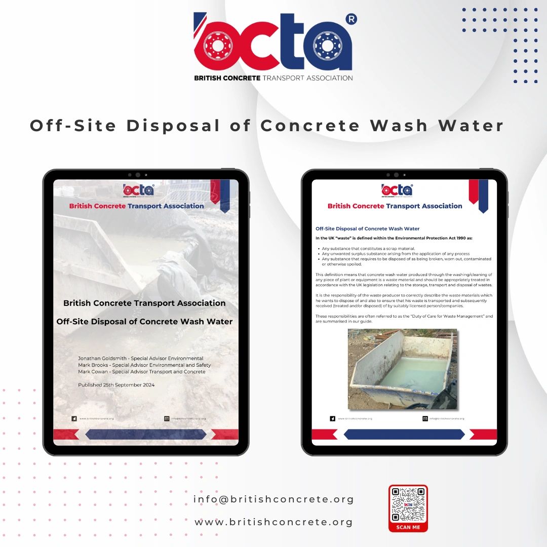 Off-Site Disposal of Concrete Wash Water