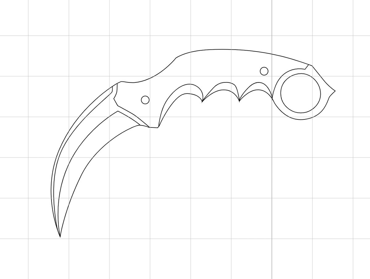 Karambit and Push dagger designs