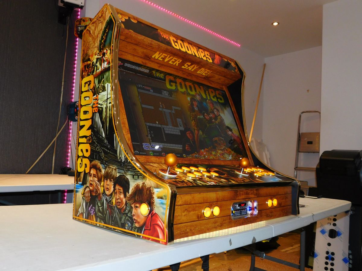 The Goonies V2 Custom Arcade Bartop Cabinet (HyperSpin)