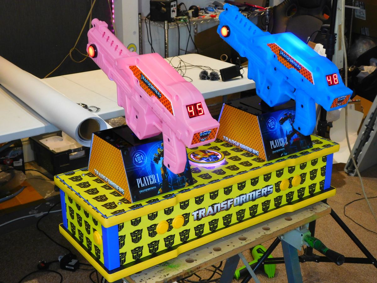 Transformers - Delux Custom Arcade Plug N Play SHARK Shooter (Hyperspin ...