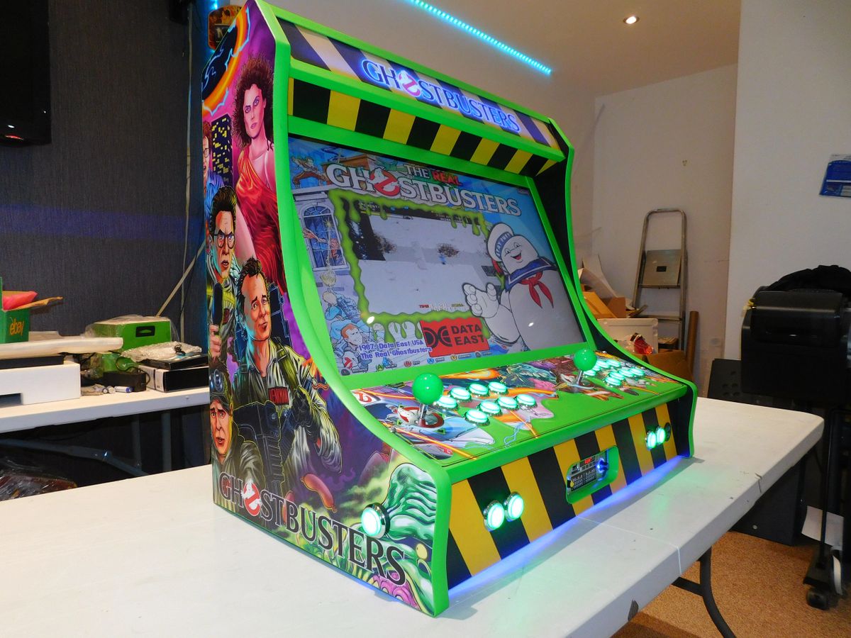 Ghost Busters v2 Custom Arcade Bartop Cabinet (HyperSpin)