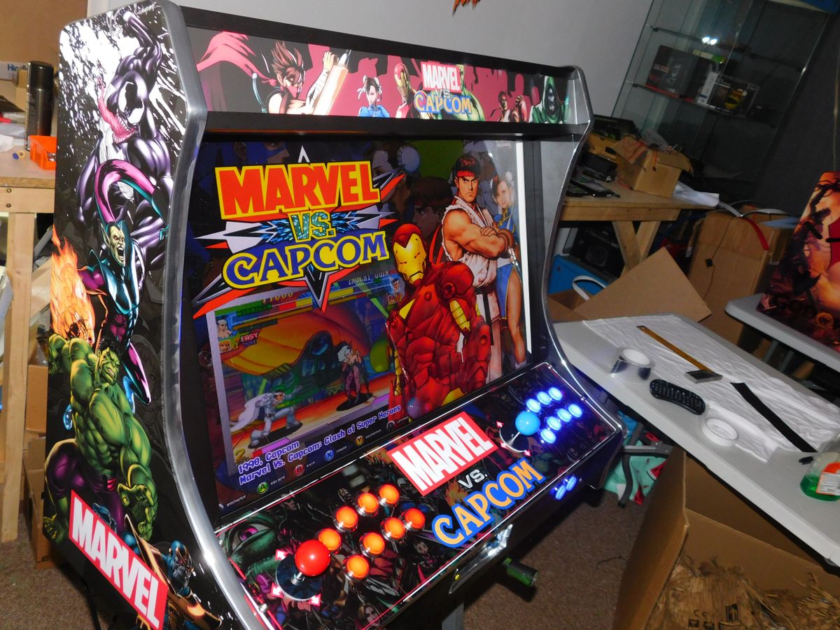 Marvel Vs Capcom Custom Arcade Bartop Cabinet (HyperSpin)