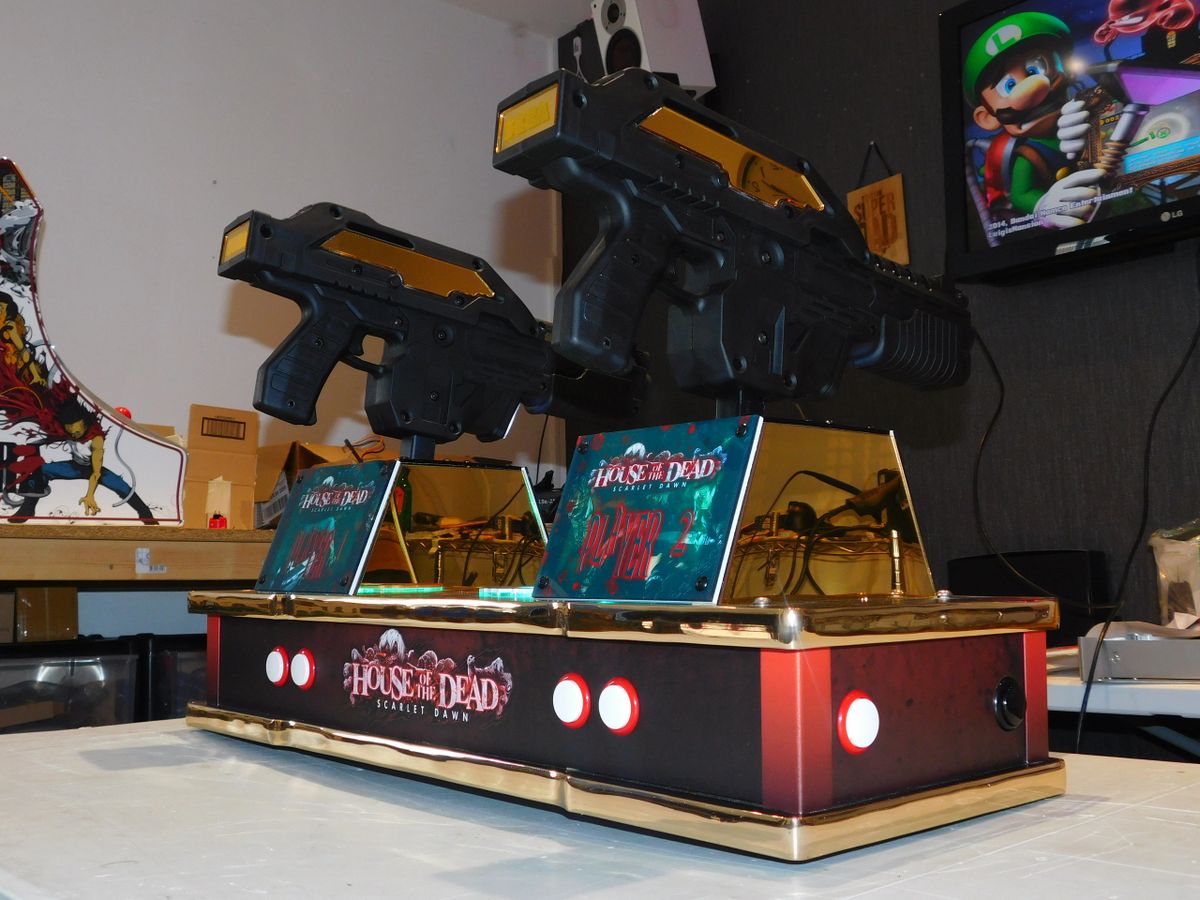 House Of The Dead - Scarlet Dawn Delux Custom Arcade Plug N Play SHARK ...