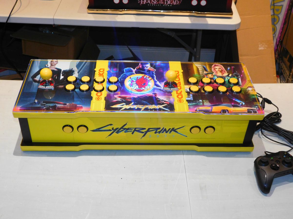 Cyberpunk Ultimate Delux Custom Arcade Plug N Play Fight Stick (16TB ...