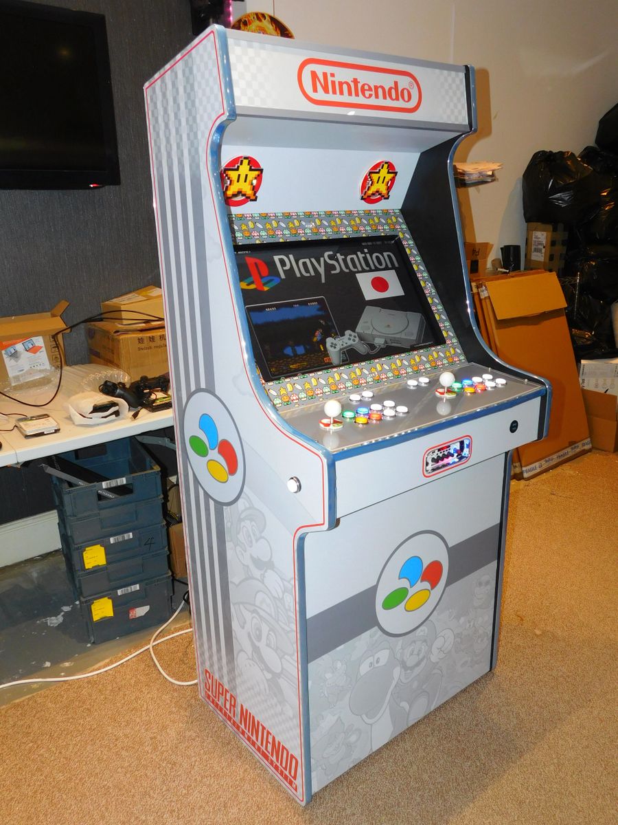 Super Nintendo Delux Custom Arcade Standup Cabinets (HyperSpin)
