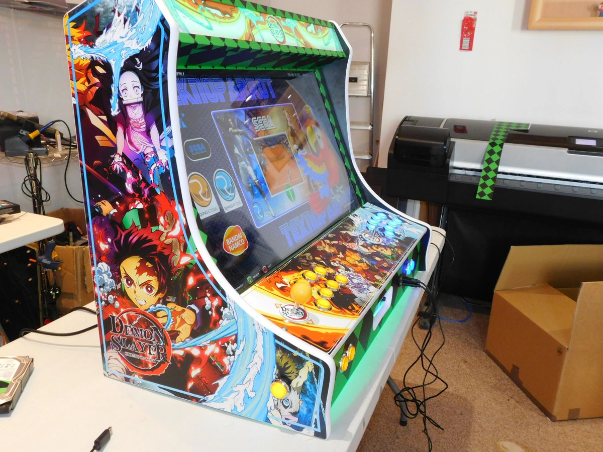 Demon Slayer Custom Arcade Bartop Cabinet (HyperSpin)