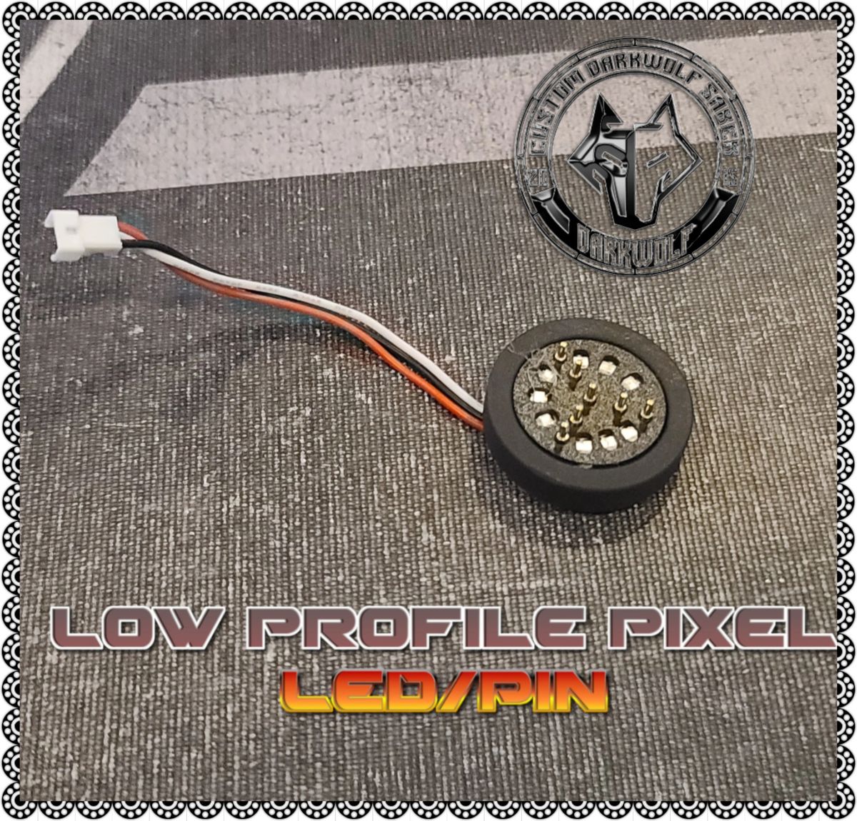 1IN LOW PROFILE PIXEL / LED PINS CONNECTOR (usa only)