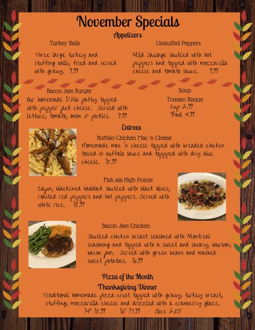 High Pointe Restaurant & Tavern | High Pointe Restaurant & Tavern